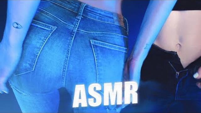 ASMR Aggressive Jeans Scratching | fabric sounds | Fast & slow hand ...